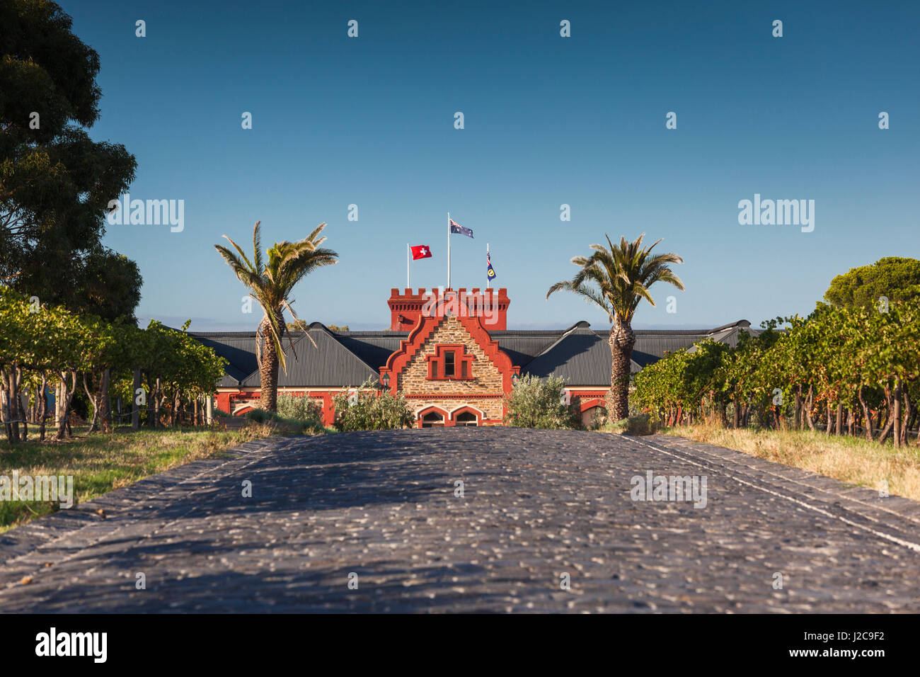 Australia, Barossa Valley, Tanunda, Chateau Tanunda Estate Winery ...