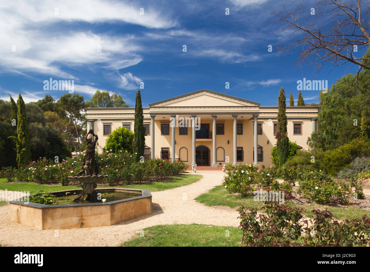 Australia, Barossa Valley, Lyndoch, Chateau Barossa Winery, exterior ...
