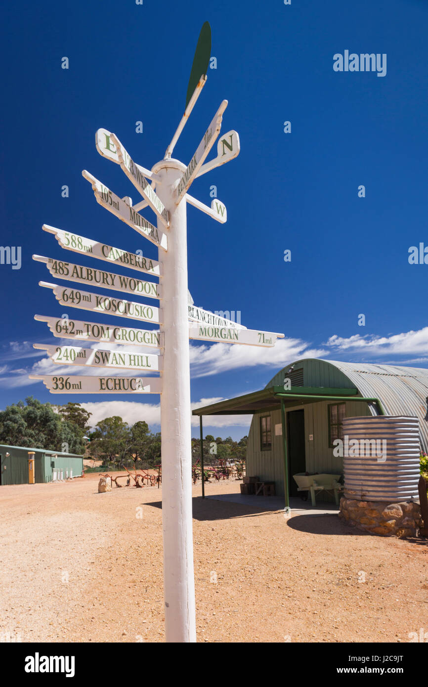 Australia, Murray River Valley, Loxton, Loxton Historical Village ...