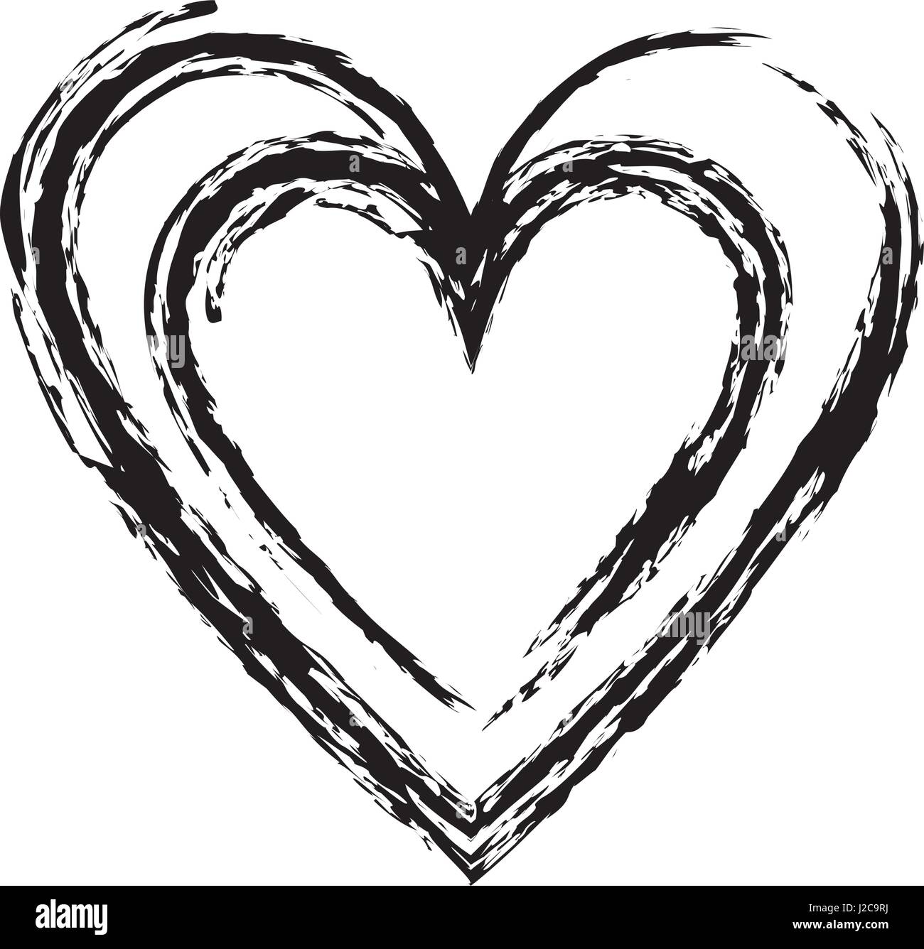 heart shape vector design Stock Vector Image & Art - Alamy