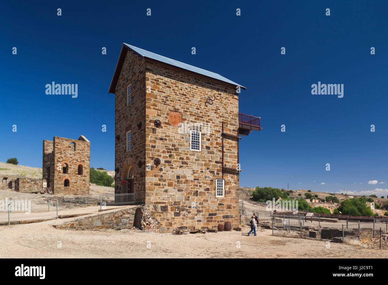 Australia, Burra, former copper mining town, Burra Mine, Morphett's ...