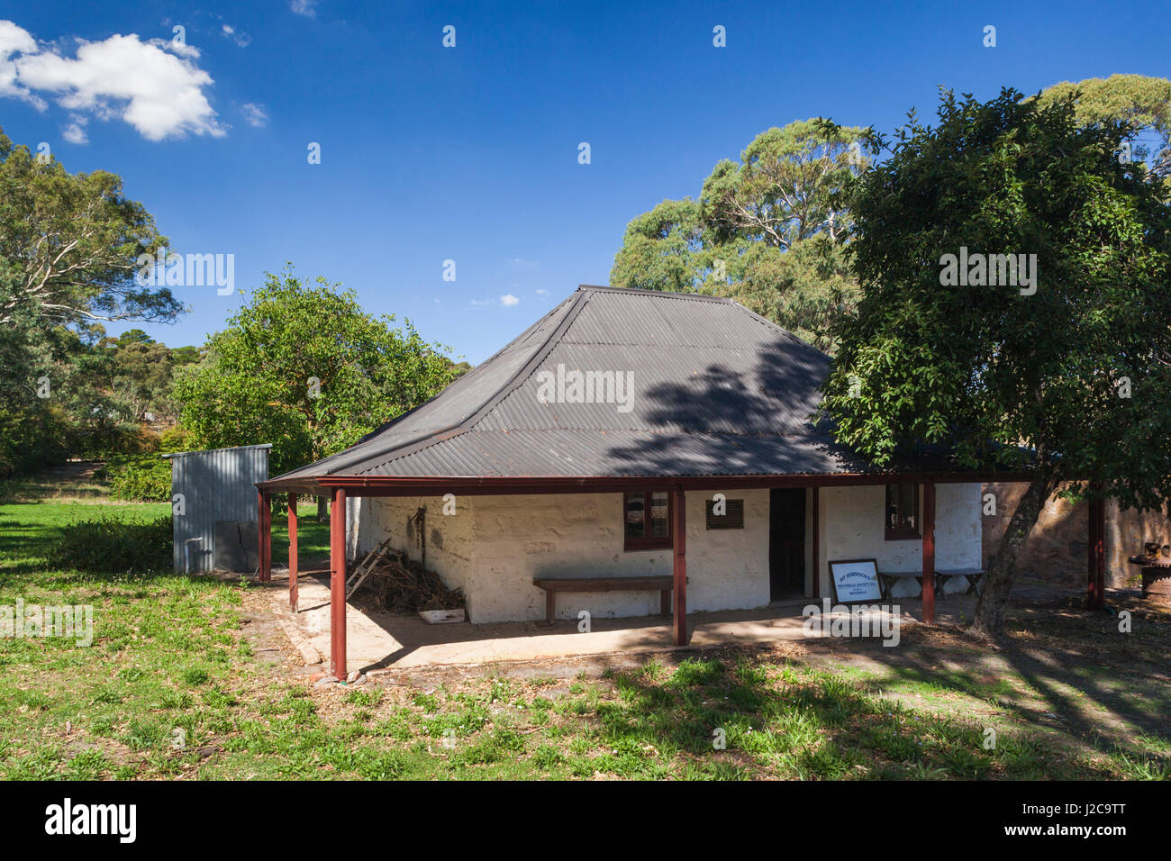 Australia, Clare Valley, Penwortham, John Horrock's Cottage, built by ...