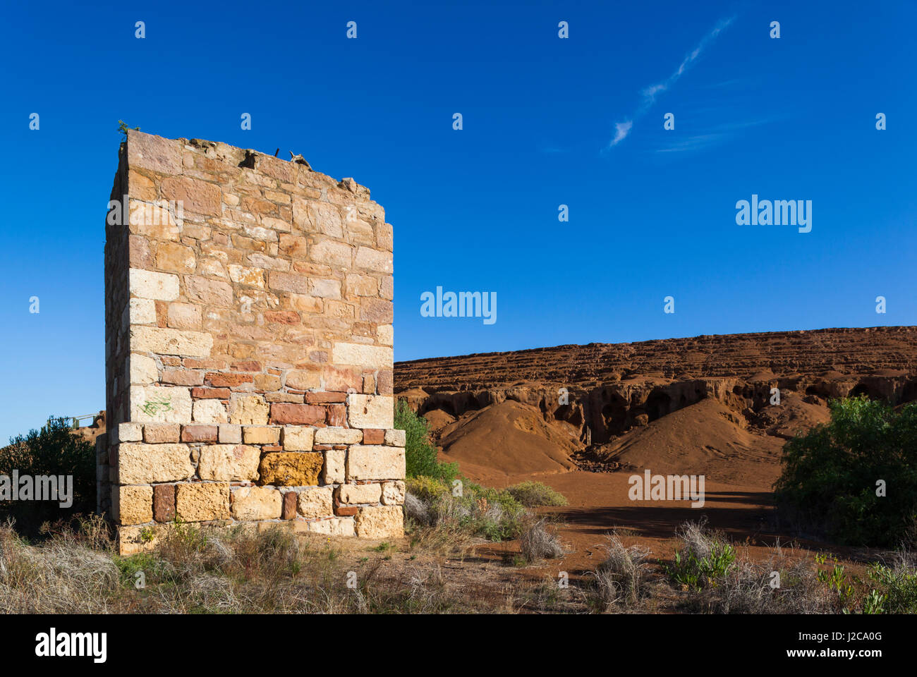 Australia, Yorke Peninsula, Moonta, former copper-mining boom town ...