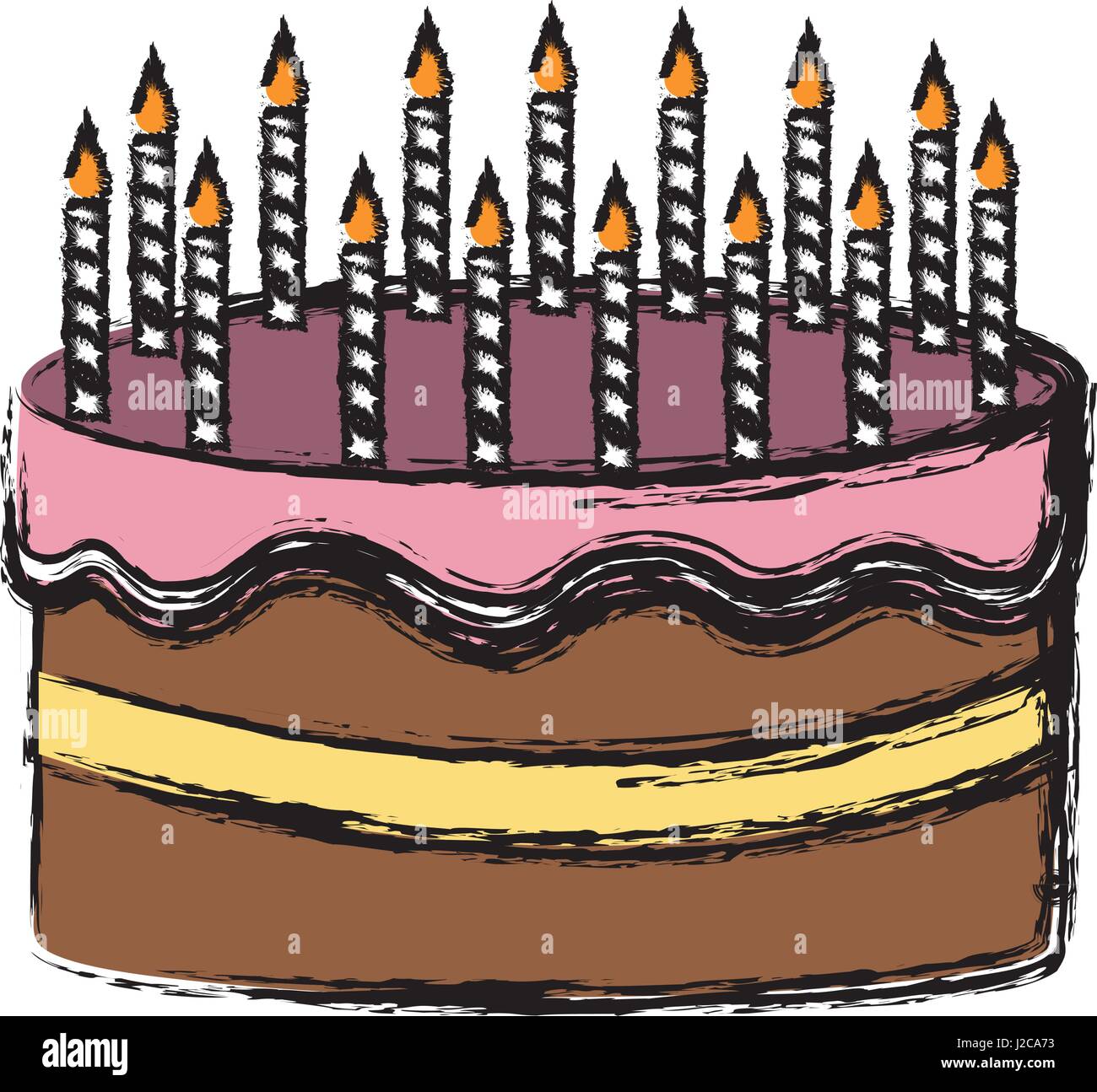 Cake vector design Stock Vector Image & Art - Alamy