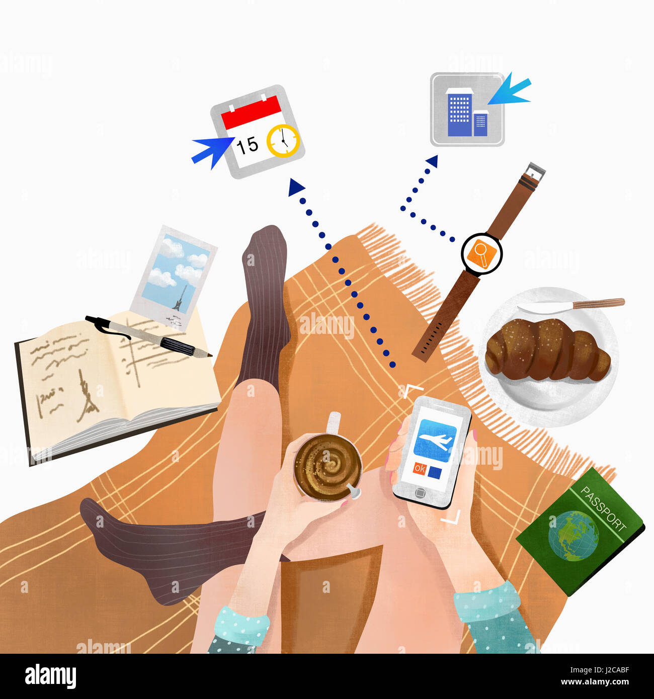 Lifestyle of smart age Stock Photo - Alamy
