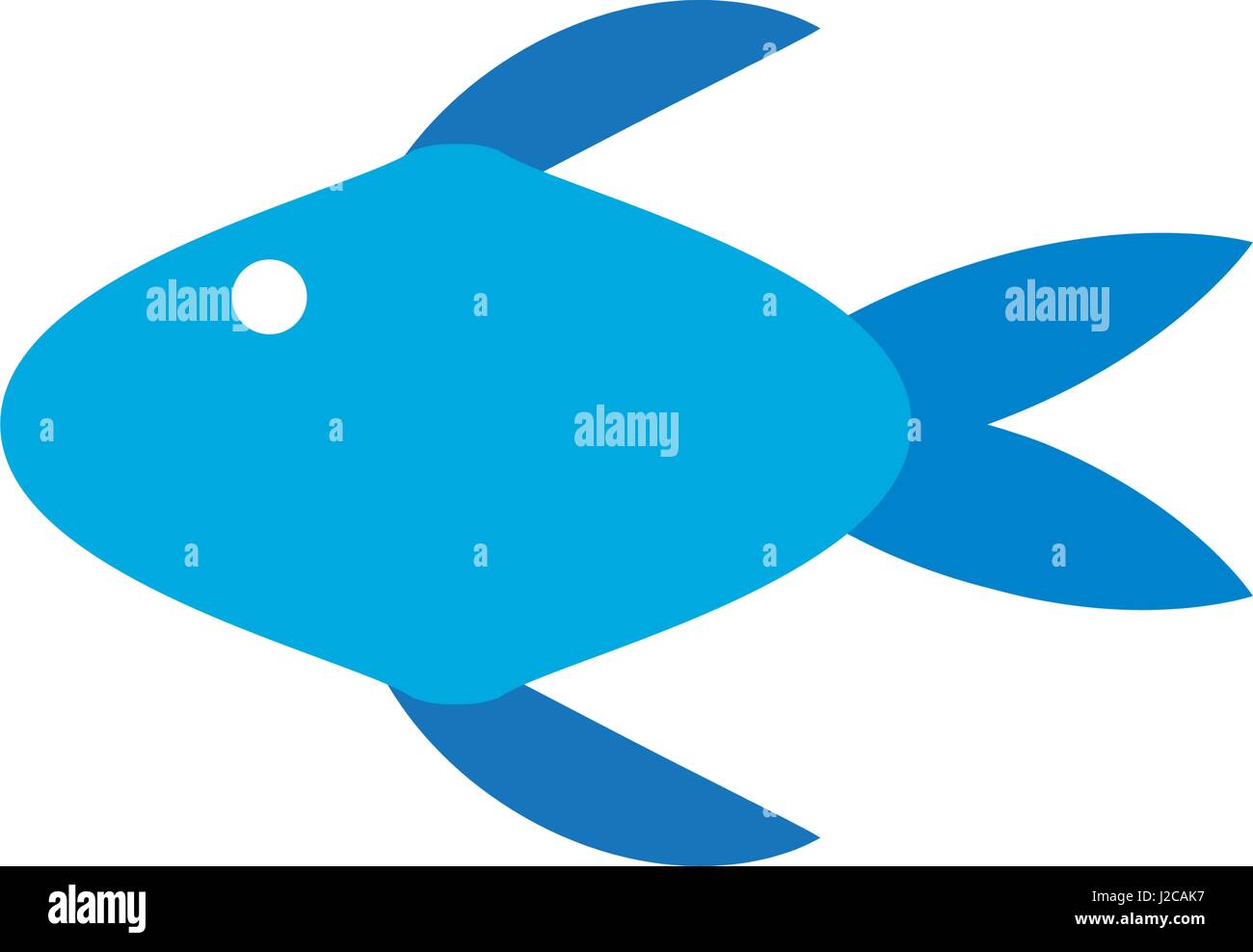Fish swimming vector illustration icon Stock Vector Image & Art - Alamy