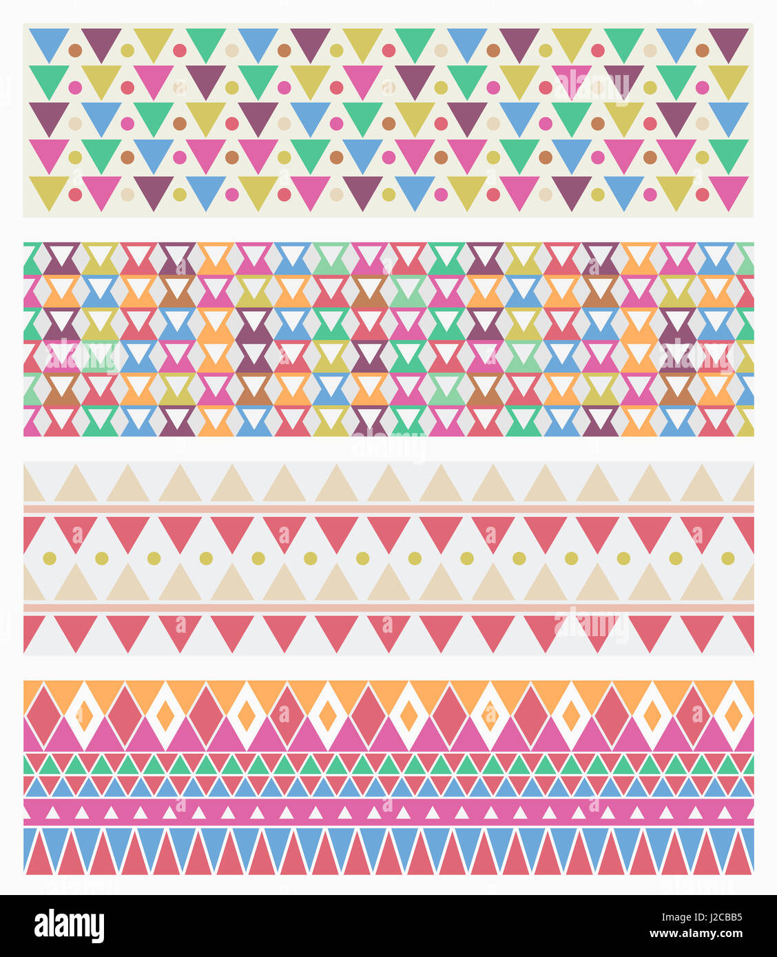 Colorful geometric patterns Stock Photo - Alamy