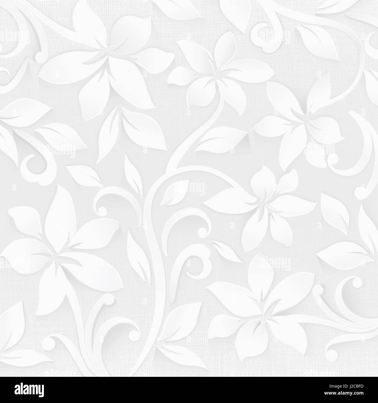 White flower patterns Stock Photo - Alamy