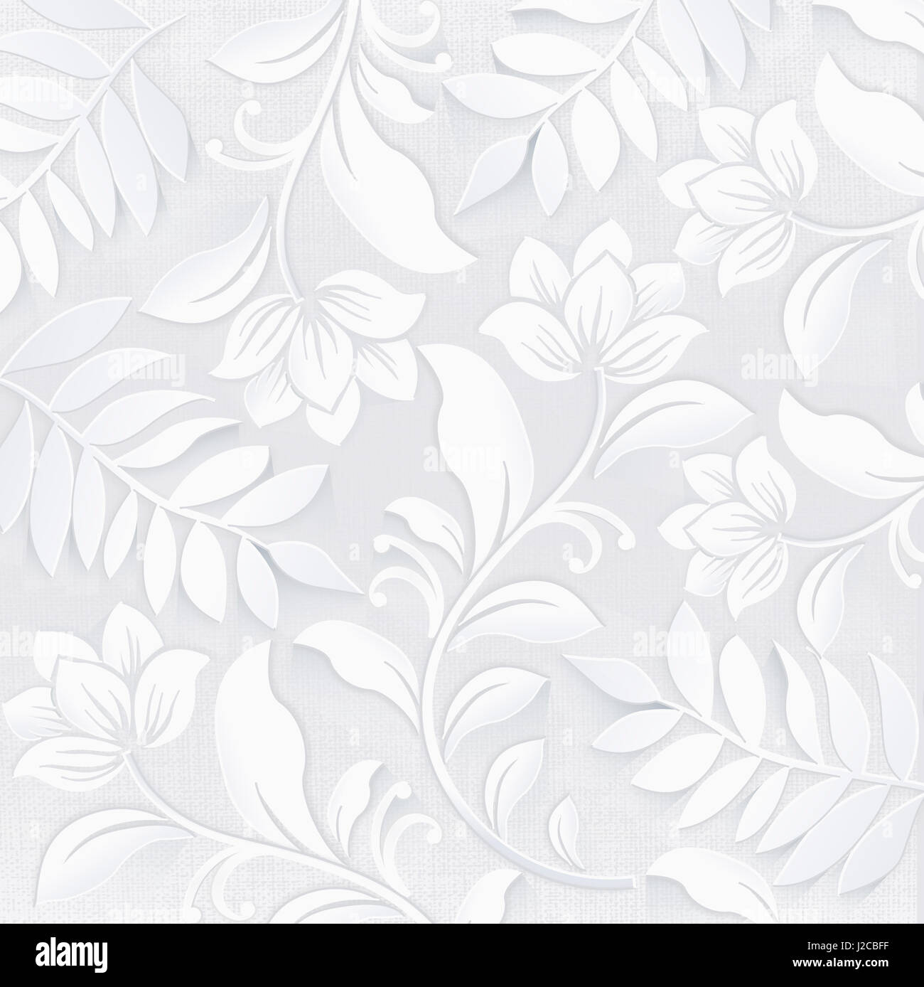 White flower patterns Stock Photo - Alamy