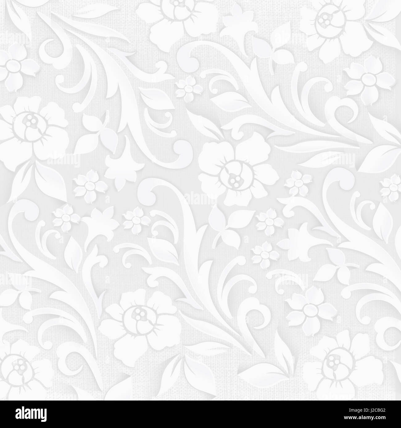 White flower patterns Stock Photo - Alamy