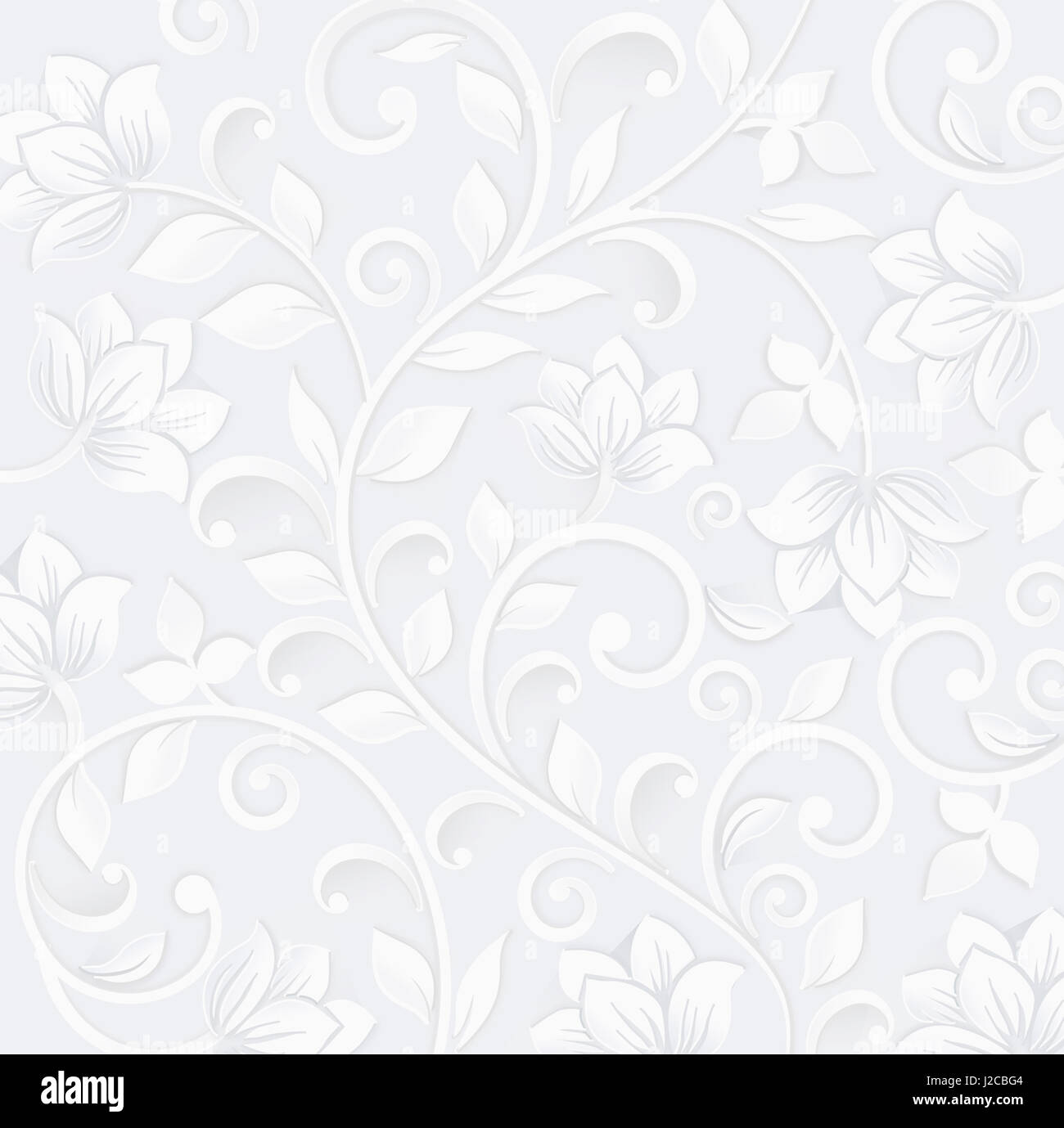White flower patterns Stock Photo - Alamy