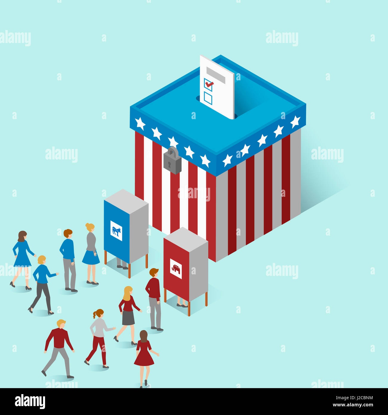 Issue of American election Stock Photo - Alamy