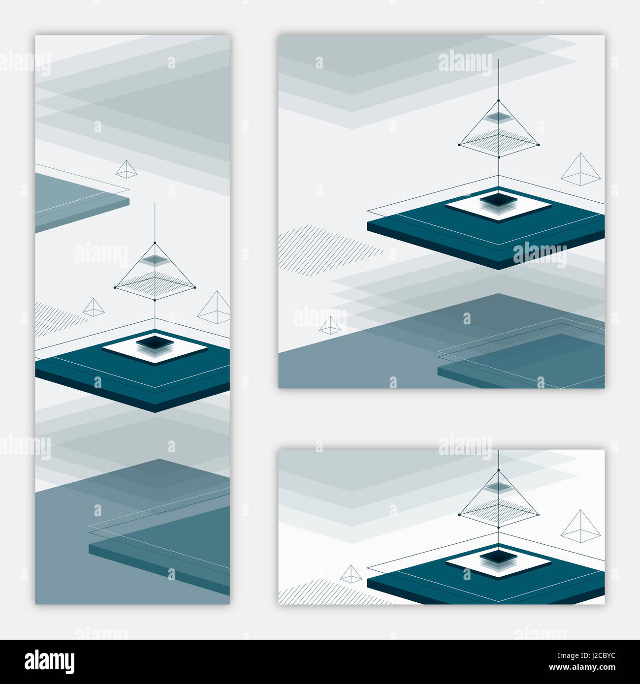Design squares triangular pyramids hi-res stock photography and images ...