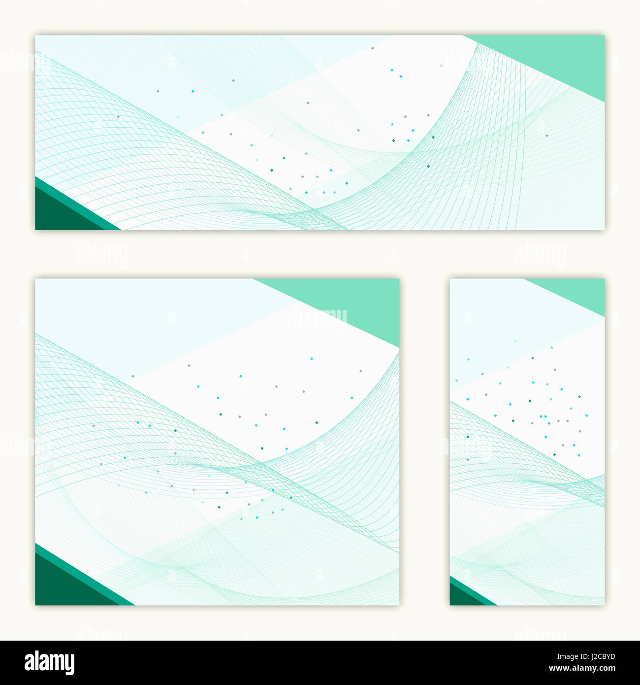 Design with green meshes Stock Photo - Alamy