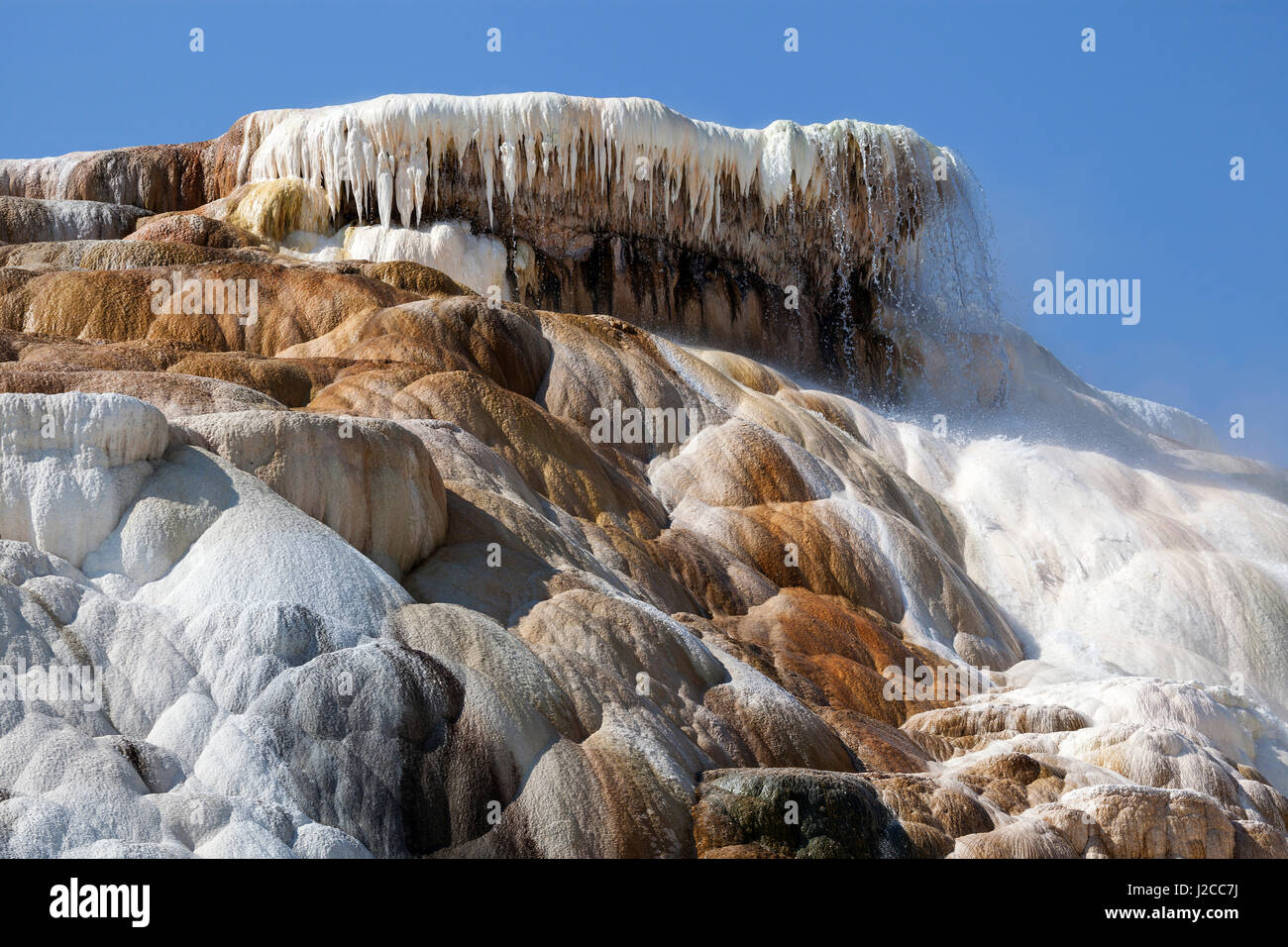 Travertine hot springs hi-res stock photography and images - Alamy