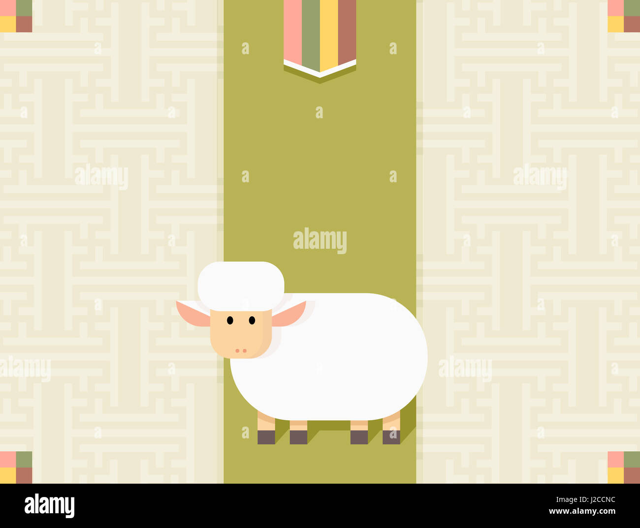 Chinese zodiac, sheep Stock Photo - Alamy