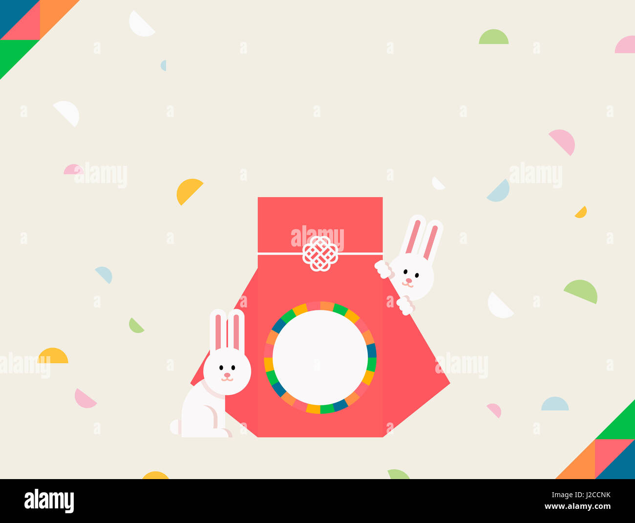 Typographical illustration of rabbit Stock Photo - Alamy