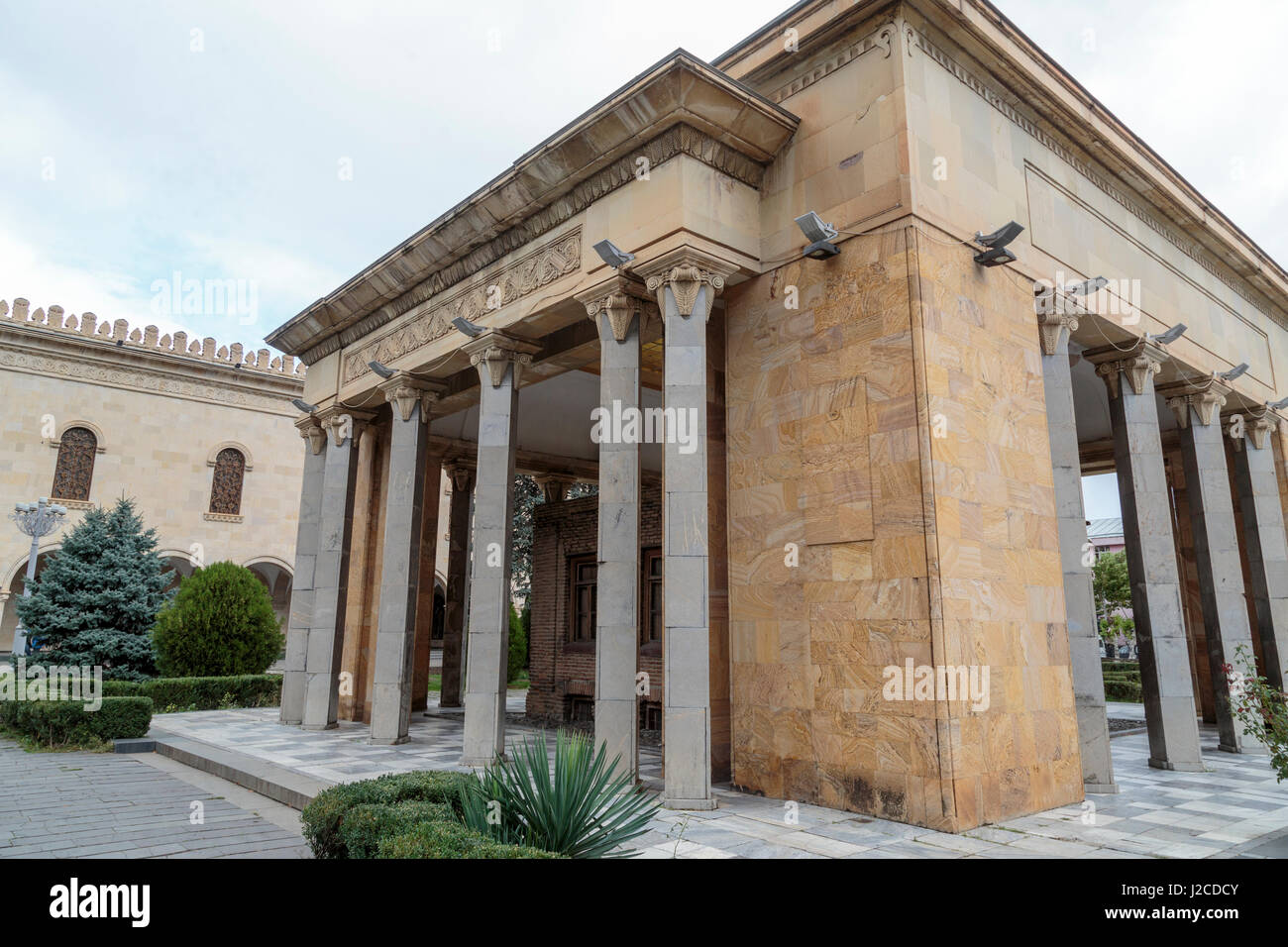 Georgia, Gori. Stalin's childhood home, an annex of the Joseph Stalin ...