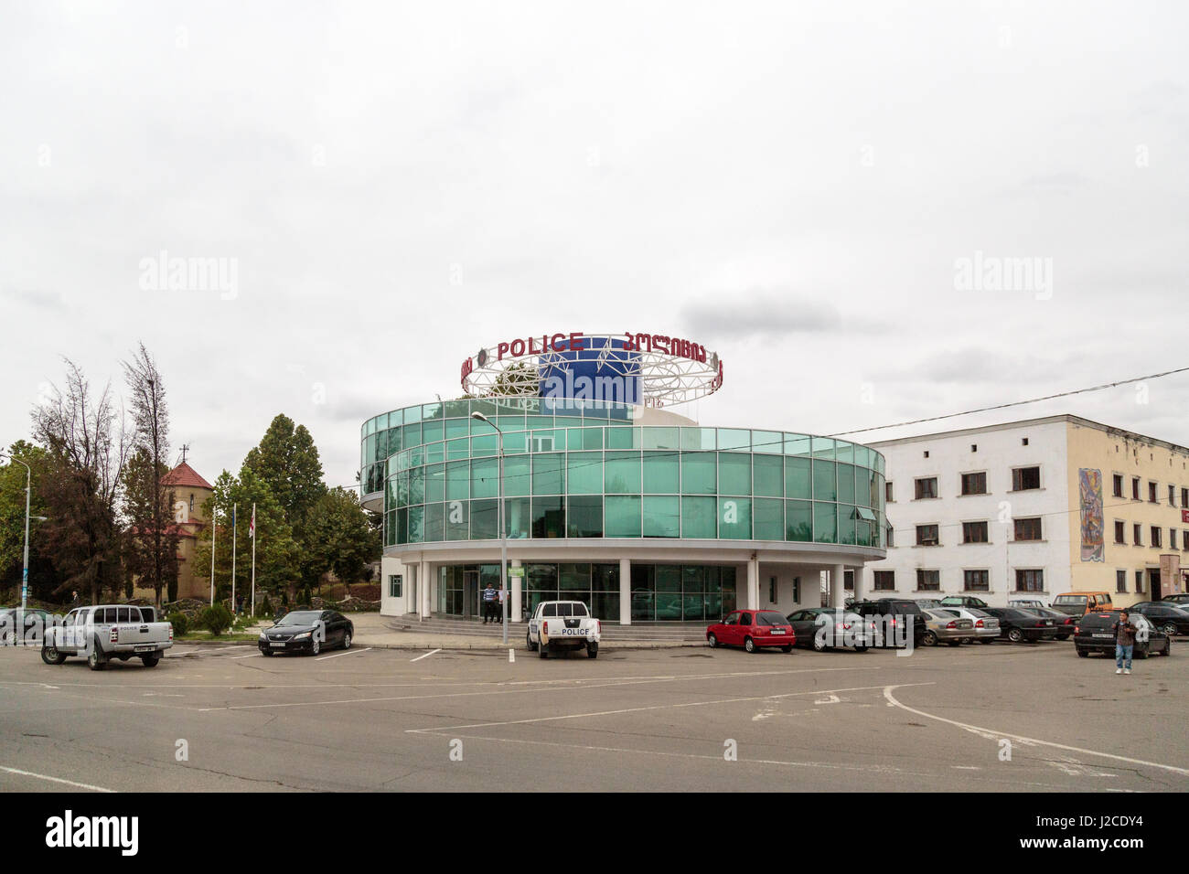 Georgia, Tbilisi. A police station in Tbilisi Stock Photo - Alamy