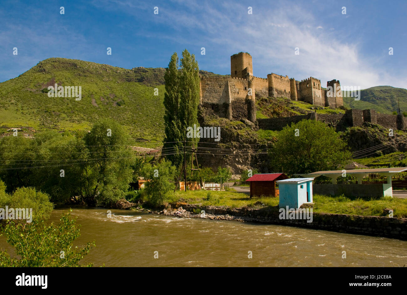 Khertvisi castle, Samtskhe-Javakheti, Georgia Stock Photo - Alamy