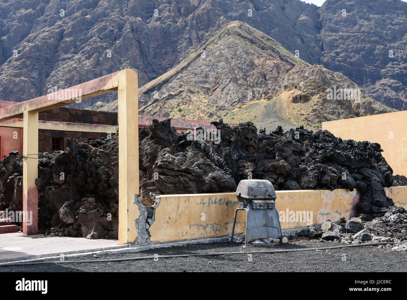 Cape Verde, Fogo, Santa Catarina, At the last outbreak in 2015 ...