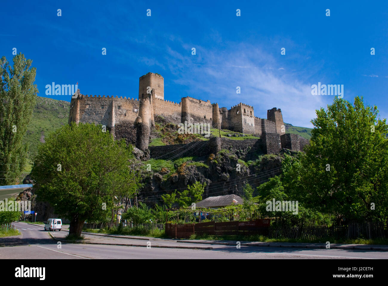 Khertvisi Castle, Samtskhe-Javakheti, Georgia Stock Photo - Alamy
