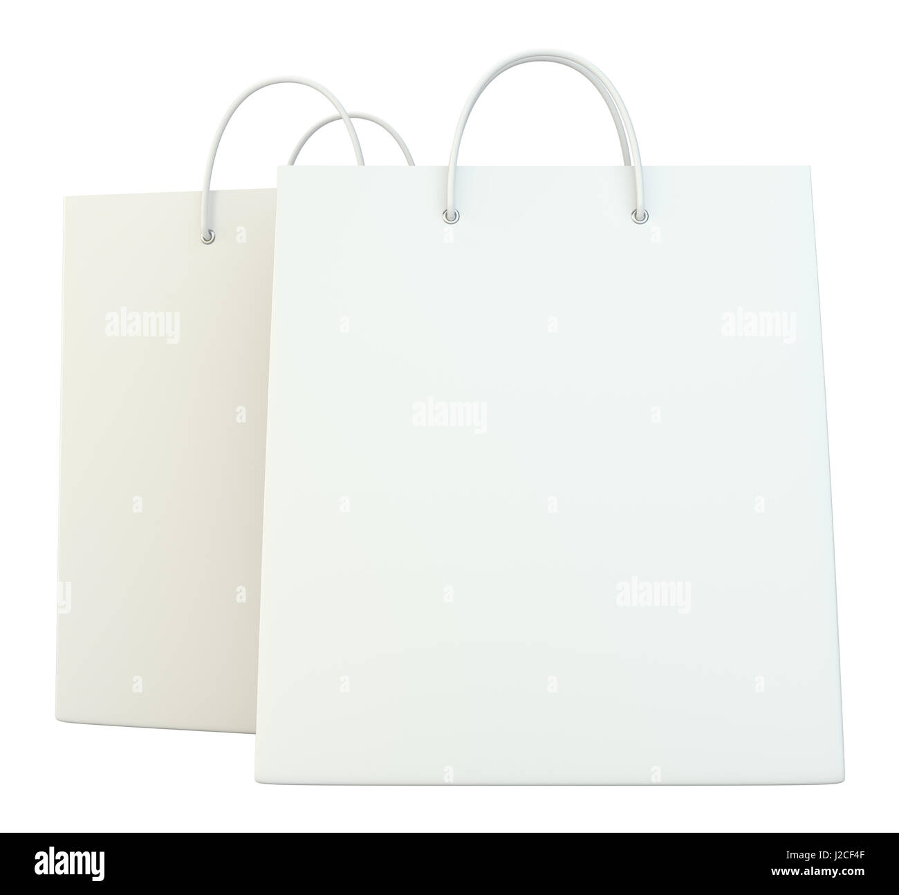 blank shopping paper bags template set Stock Photo - Alamy