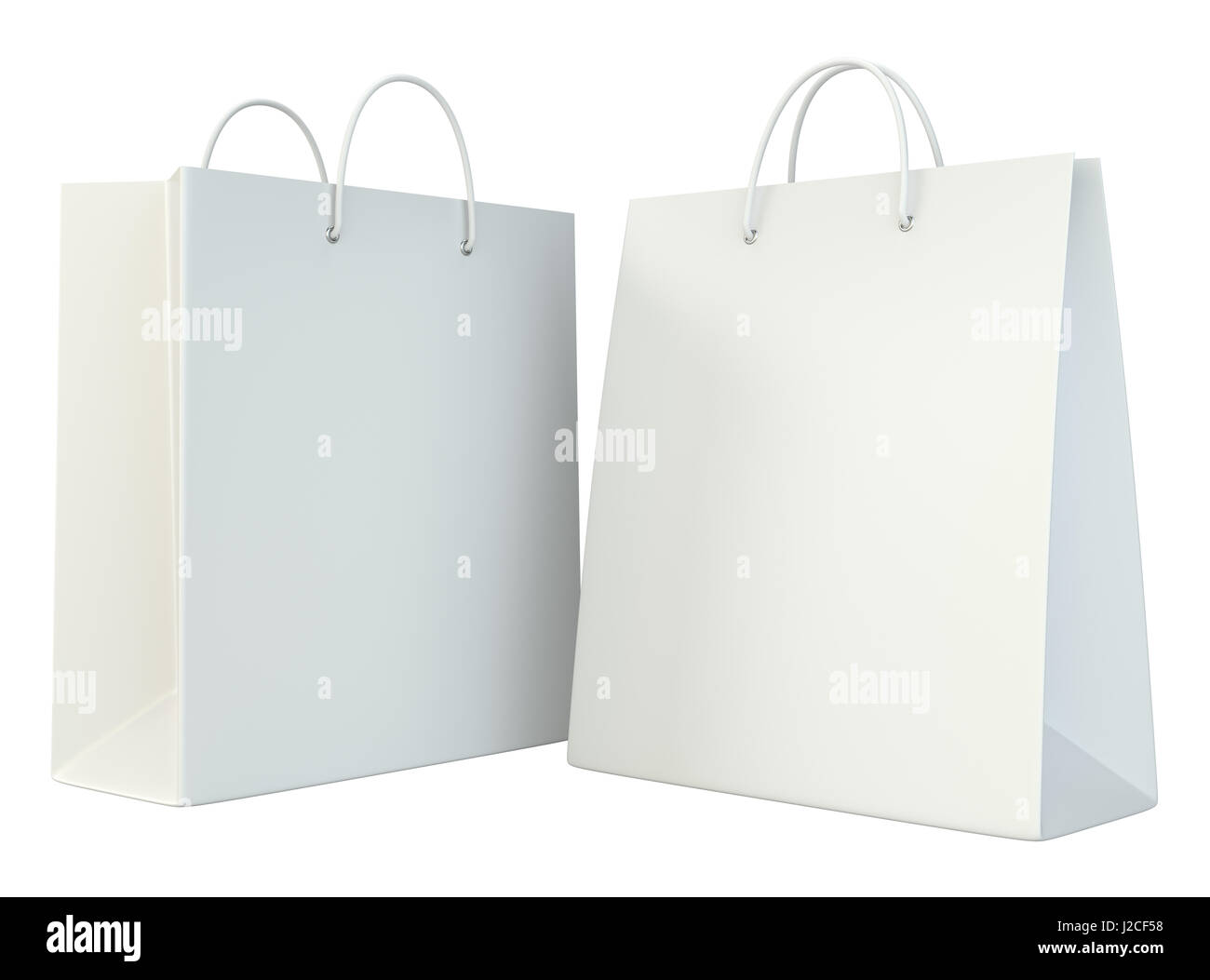 Paper bag template set blank white hi-res stock photography and images ...