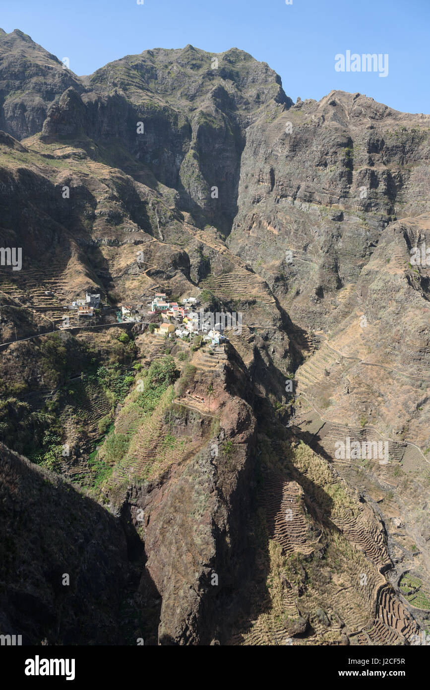 Cape Verde, Santo Antao, Ponta do Sol, Fontainhas, the most beautiful ...
