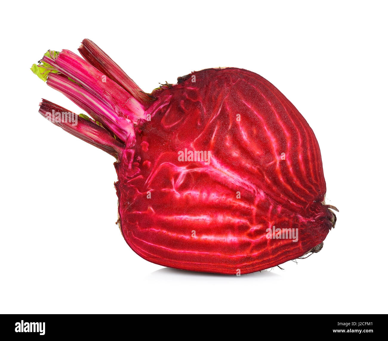 Half of beetroot isolated on the white background Stock Photo - Alamy