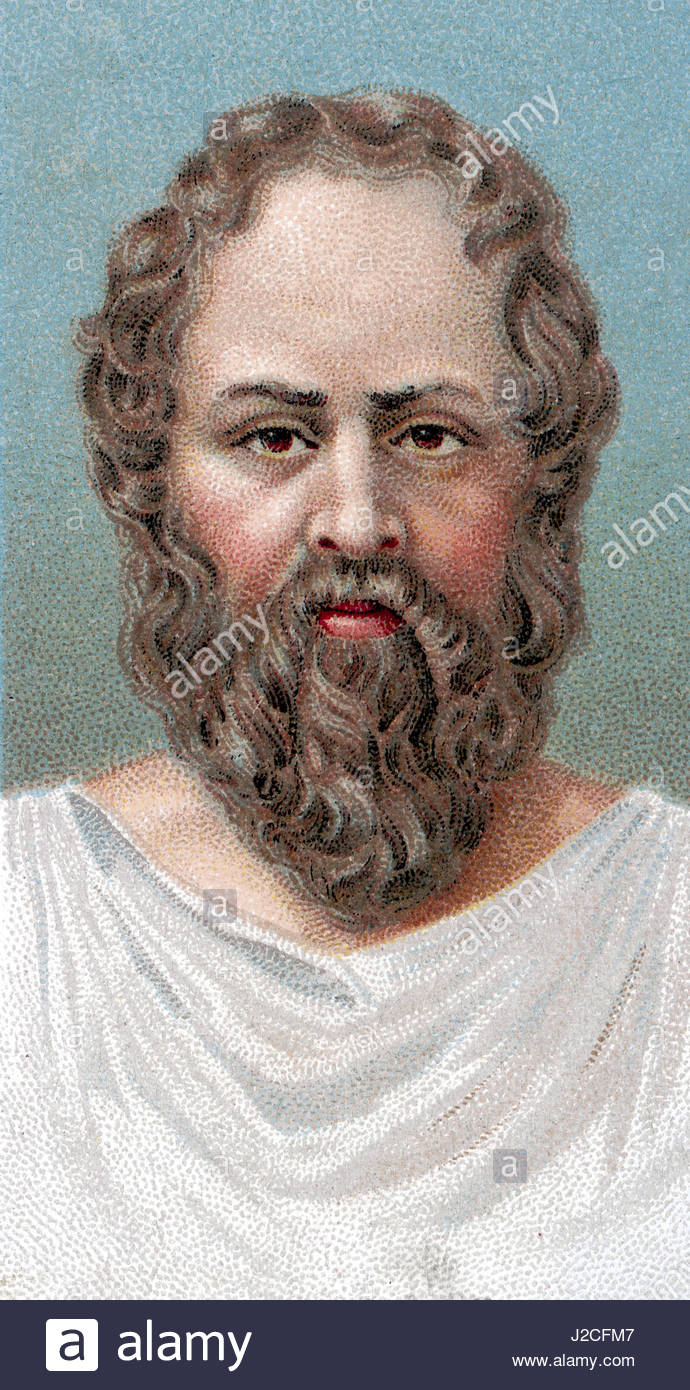 Portrait of the Greek philosopher Socrates (469-399 BC) Socrate Stock ...