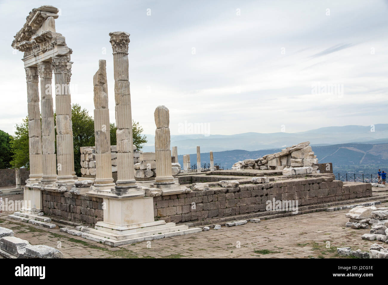 Turkey, Bergama, Pergamon. This ancient city in Aeolis, currently ...