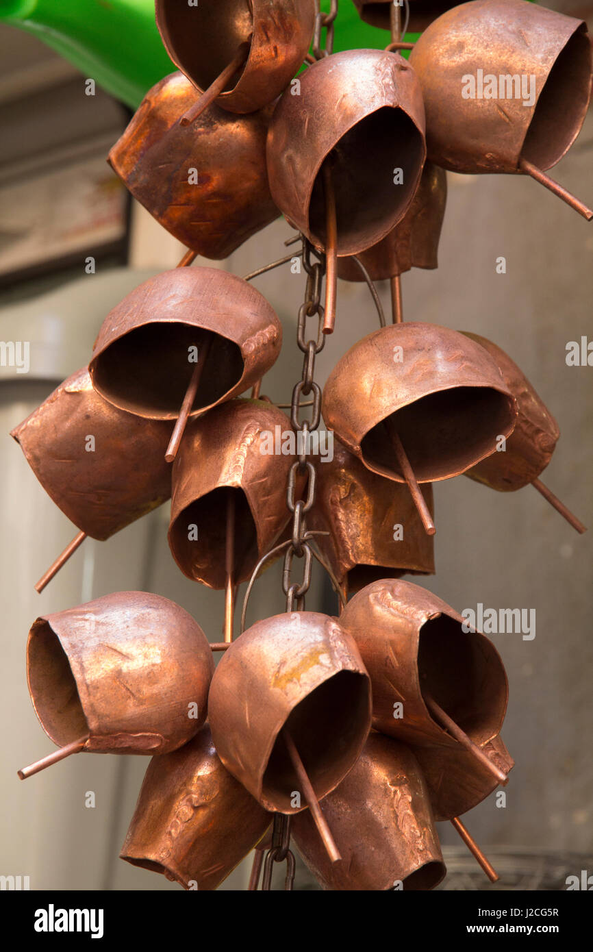 Turkey, Istanbul. Copper bells for animals on farm. Sold in the Grand ...