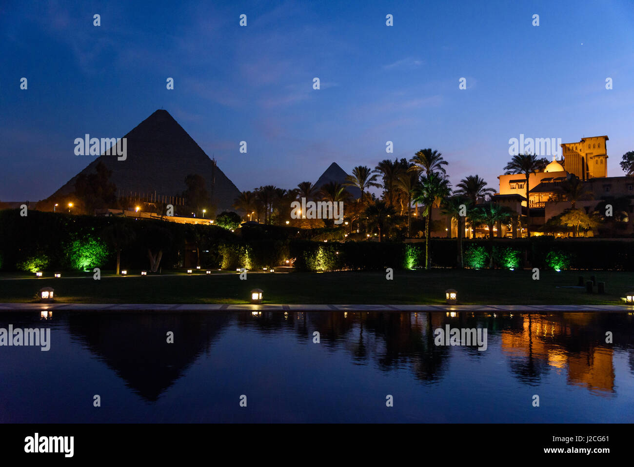 Egypt, Giza Governorate, Al Haram, The Mena House Hotel is one of the ...