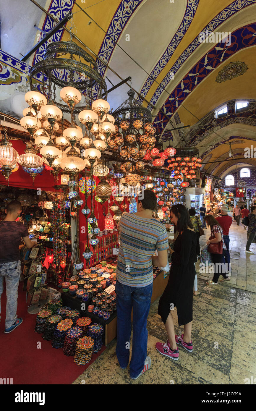 Grand Bazaar. Worlds Largest Indoor Market. Istanbul. Turkey Stock ...