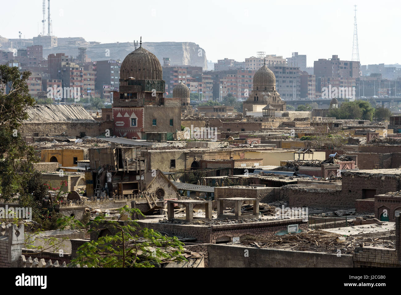 Egypt, Cairo Governorate, Cairo, view over the rooftops Stock Photo - Alamy