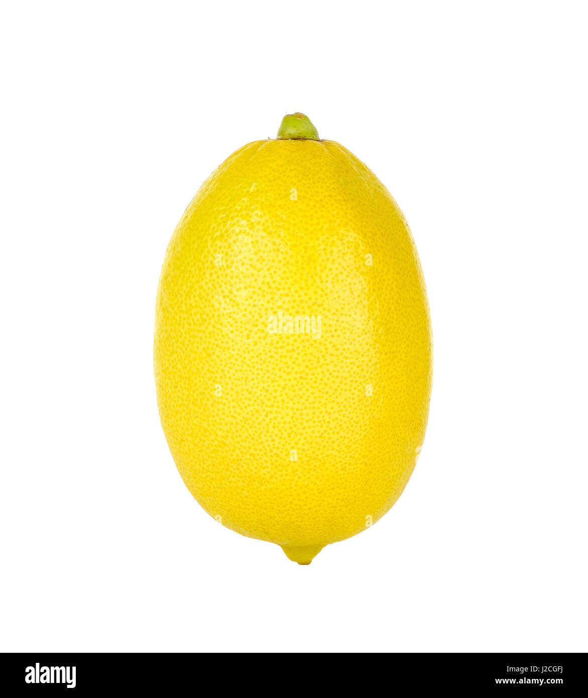 Yellow Lemon isolated on the white background Stock Photo - Alamy