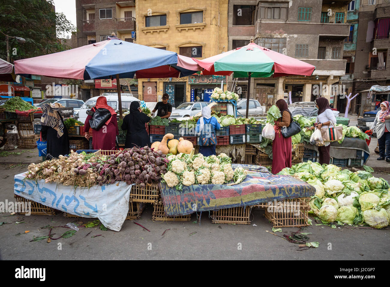 Egypt, Cairo Governorate, Cairo, Street Scene Stock Photo - Alamy
