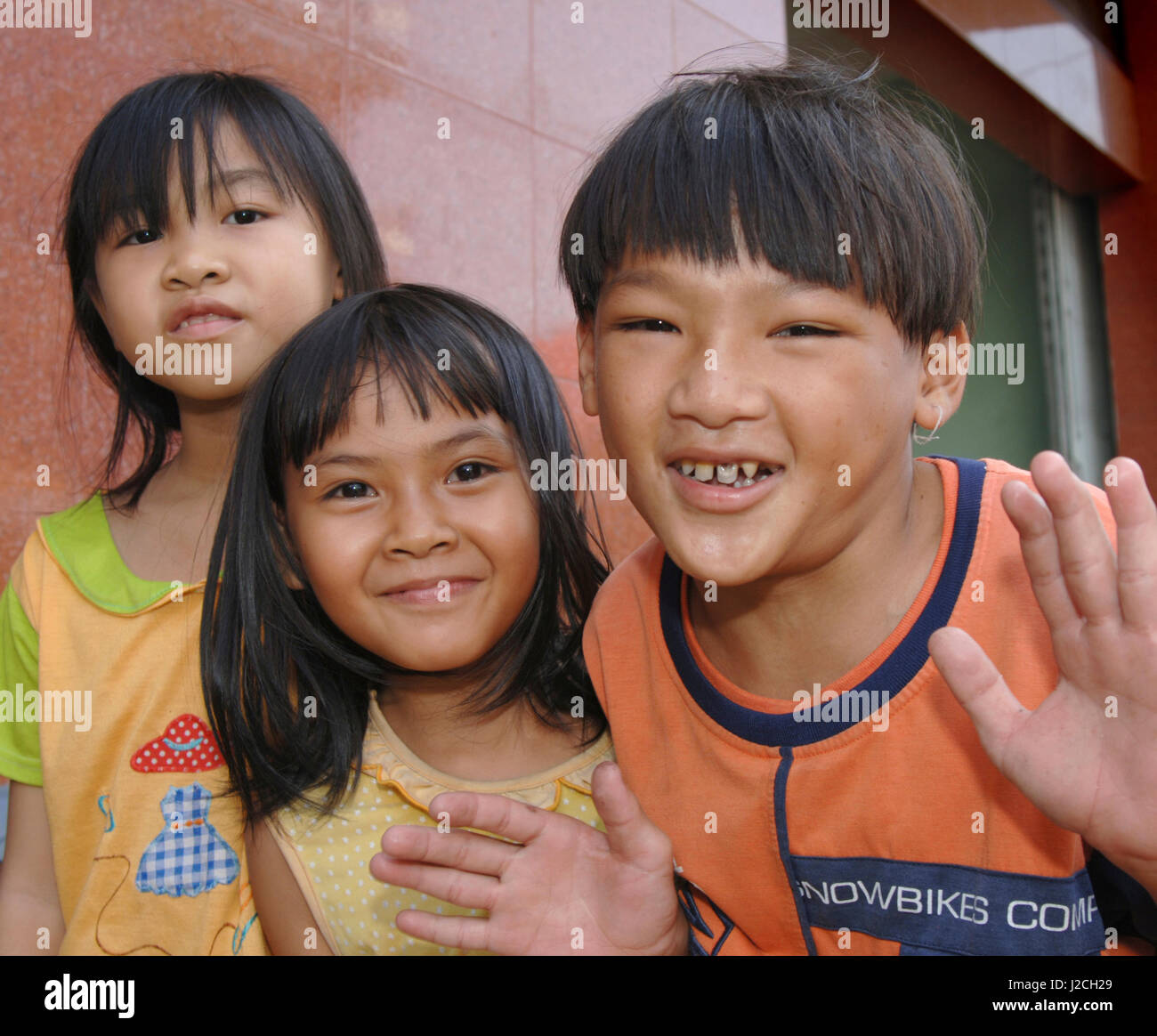 Asia, Vietnam. Vietnamese kids in Can Tho (Editorial Usage Only Stock ...
