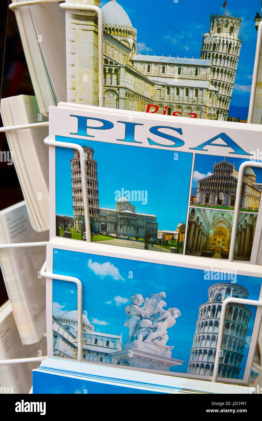 Italy, Tuscany, Pisa, Piazza dei Miracoli, Leaning Tower of Pisa ...