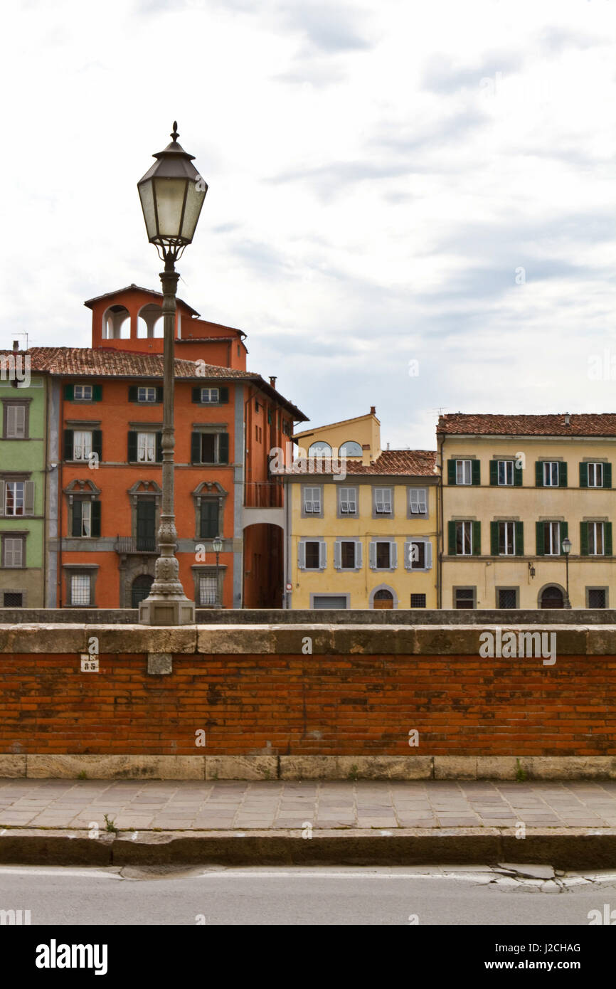 Italy, Tuscany, Pisa, Houses in the city center of Pisa, Italy: Pisa ...