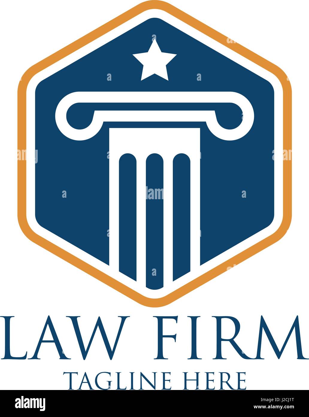 law firm logo with text space for your slogan / tagline, vector ...