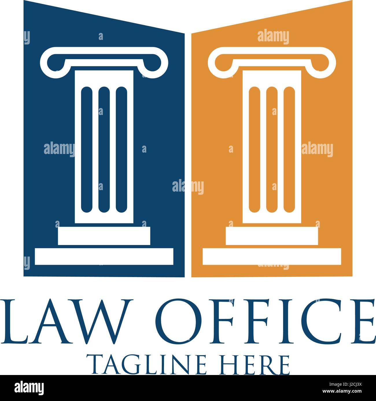 law firm logo with text space for your slogan / tagline, vector ...