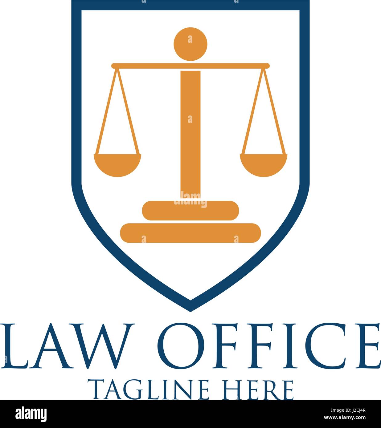 law firm logo with text space for your slogan / tagline, vector ...