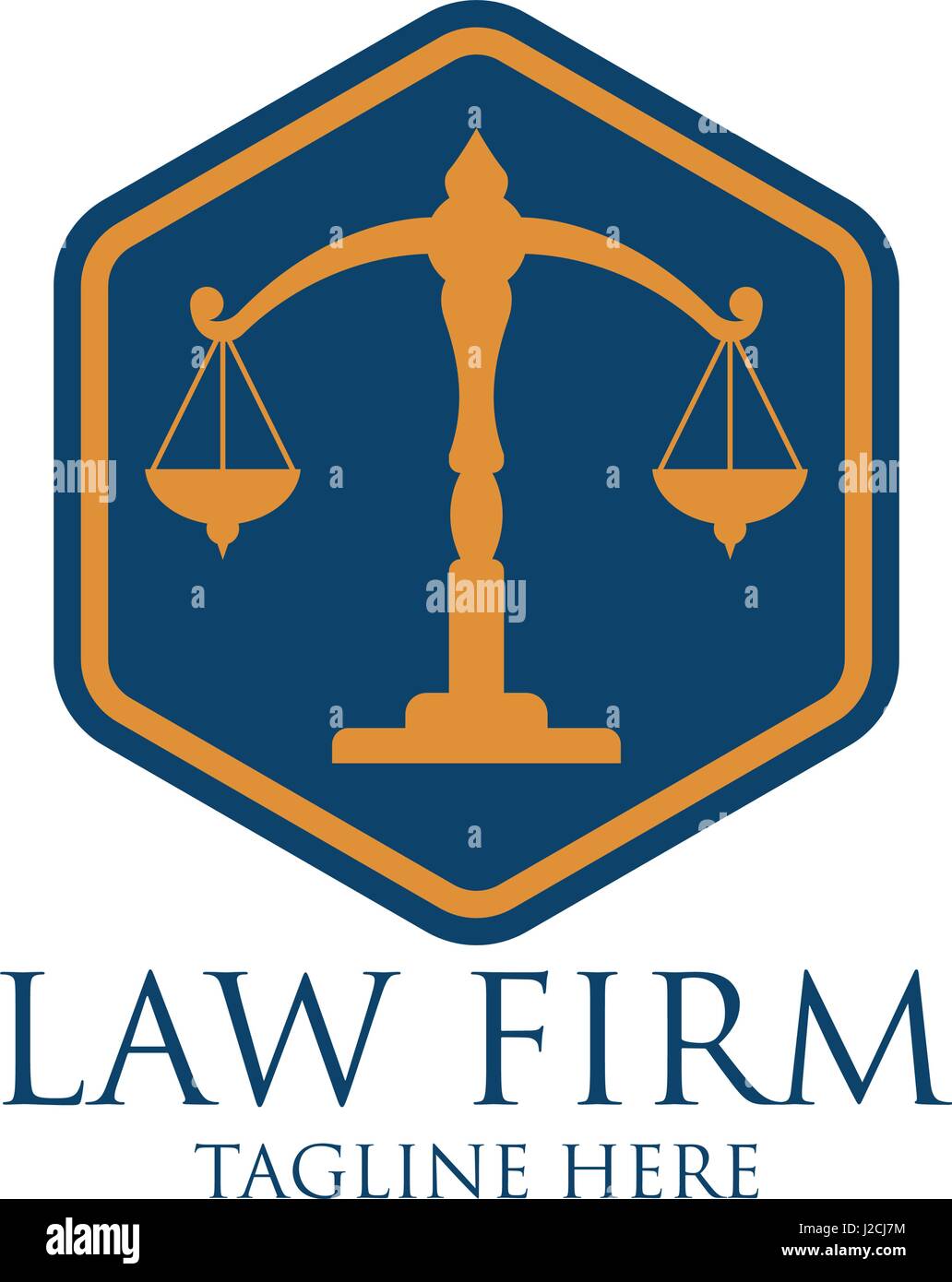 law firm logo with text space for your slogan / tagline, vector ...