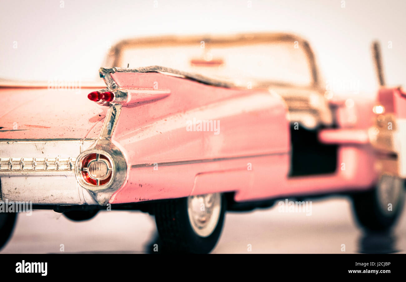 pink vintage toy car Stock Photo - Alamy