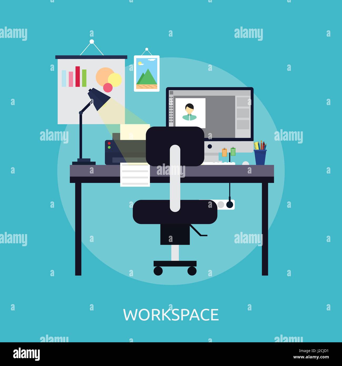 Great flat illustration concept icon and use for design, development ...