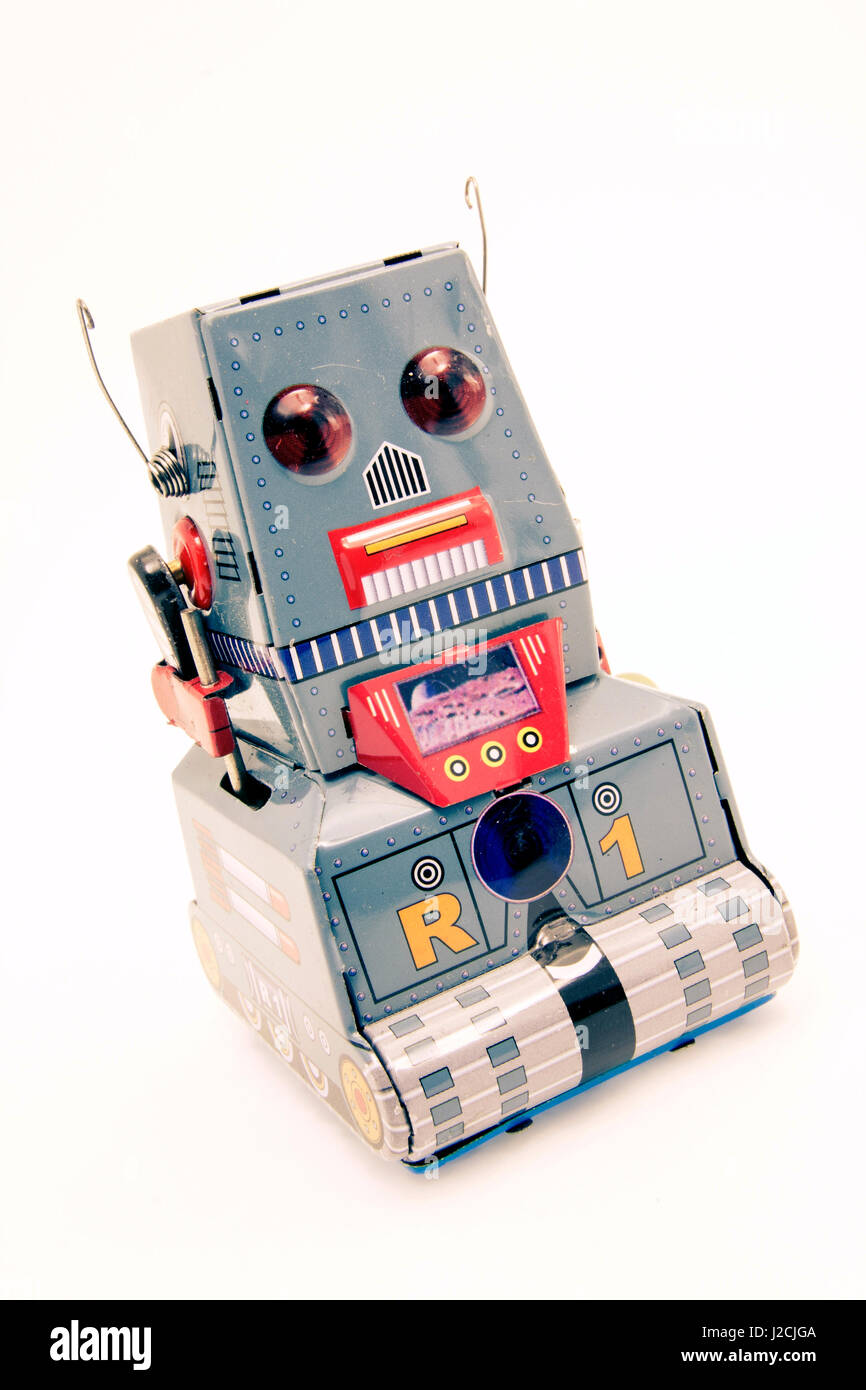 small robot toy Stock Photo - Alamy