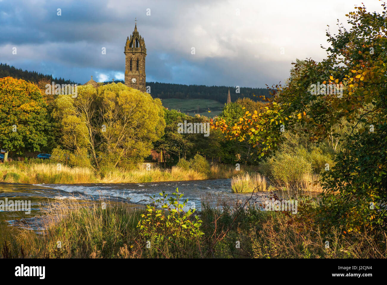 River tweed peebles hi-res stock photography and images - Alamy
