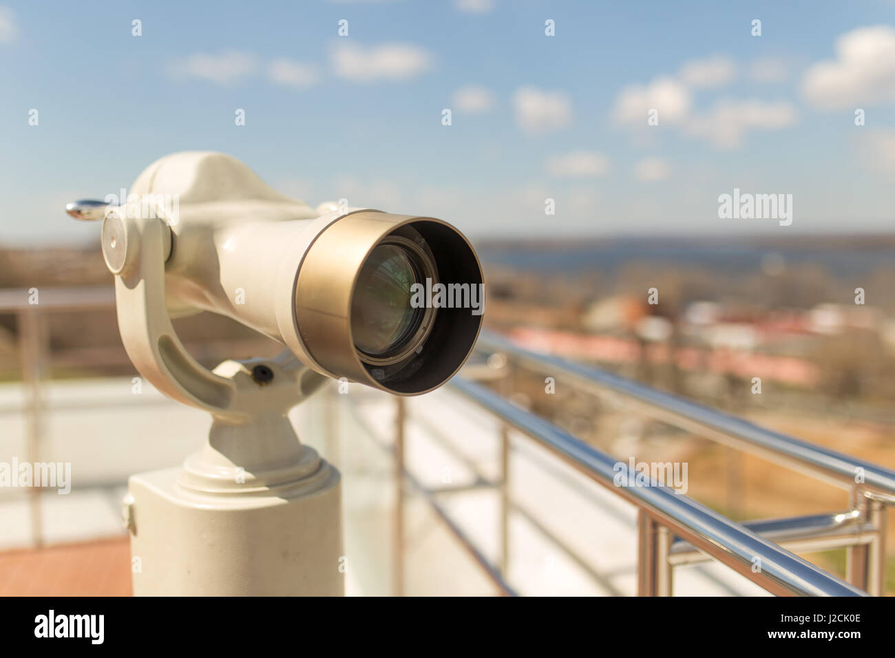 Observation binoculars hi-res stock photography and images - Alamy